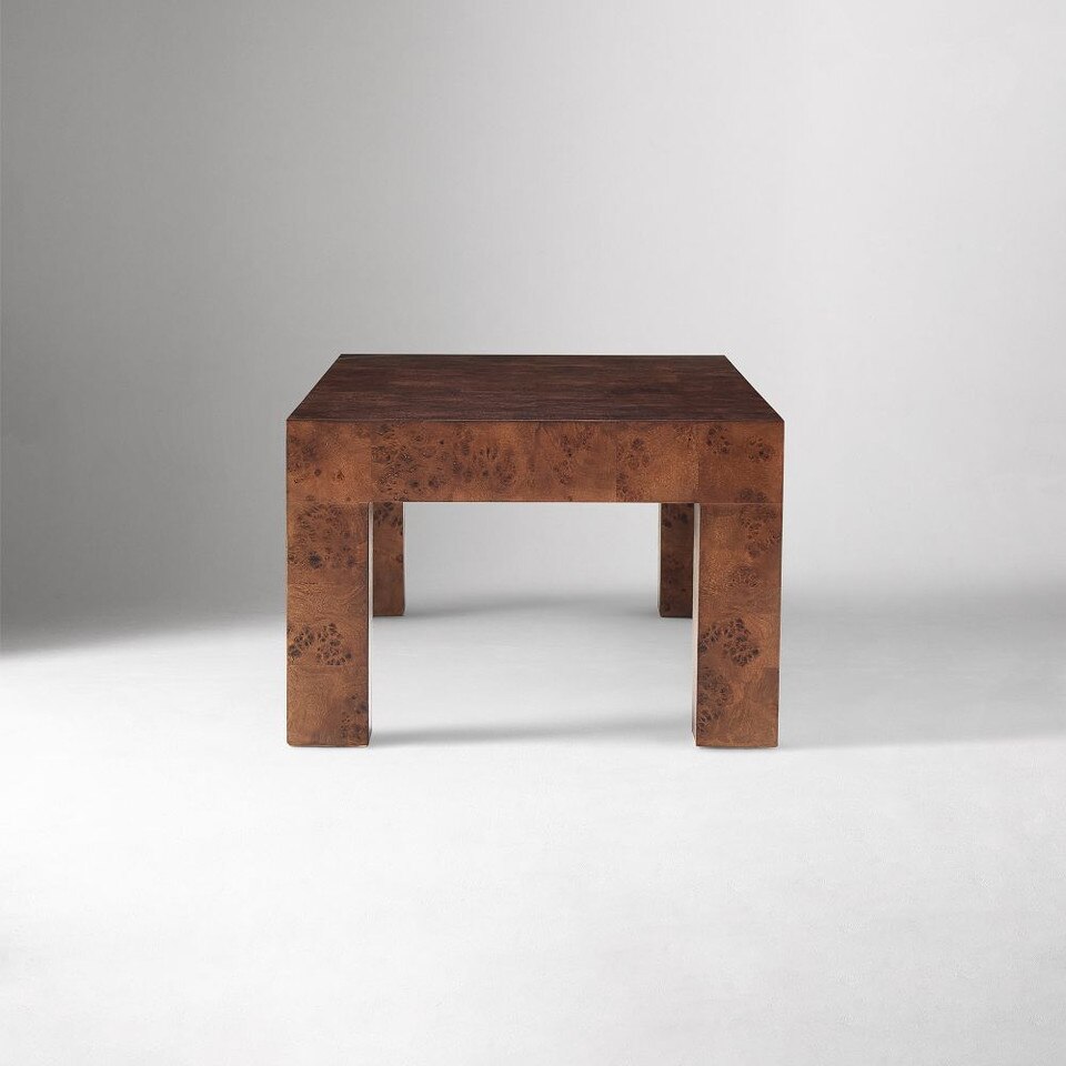 Parsons Burl Coffee Table (112 cm) | West Elm UK